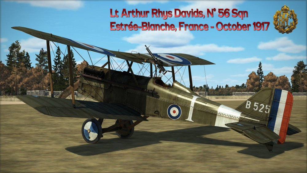 Se5a of Lt Arthur Rhys Davids - N° 56 Sqn - Skins and Templates - IL-2 ...